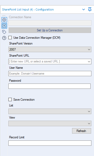 How to use SharePoint List Input Tool in Alteryx